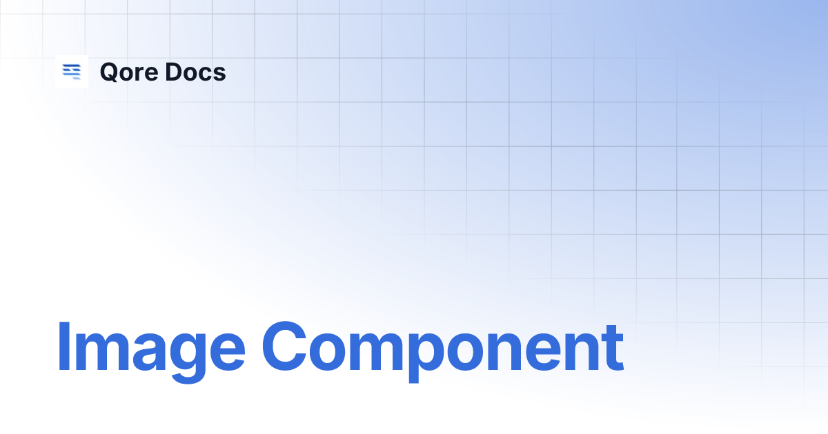 Image Component | Qore Docs